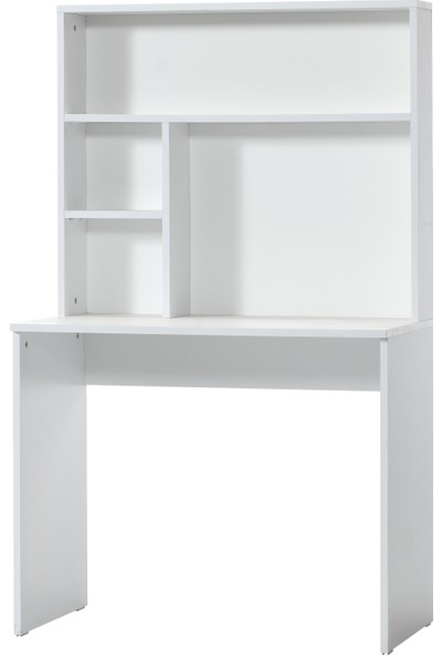 Dienni Beyaz Kitaplıklı Çalışma Masası Dienni Beyaz Kitaplıklı Çalışma Masası