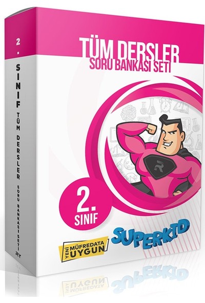 Referans Yayınları Superkid 2. Sınıf Tüm Dersler Soru Bankası (Kutulu Set)