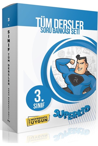 Referans Yayınları Superkid 3. Sınıf Tüm Dersler Soru Bankası (Kutulu Set)