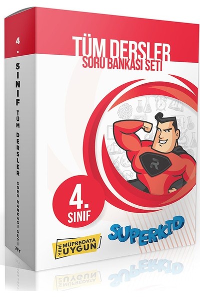 Referans Yayınları Superkid 4. Sınıf Tüm Dersler Soru Bankası (Kutulu Set)