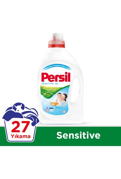 Persil Jel Sıvı Çamaşır Deterjanı Sensitive 27 Yıkama Persil Jel Sıvı Çamaşır Deterjanı Sensitive 27 Yıkama