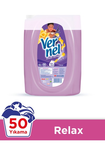 Vernel Sıvı Çamaşır Yumuşatıcısı Aromaterapi Relax 5L Vernel Sıvı Çamaşır Yumuşatıcısı Aromaterapi Relax 5L