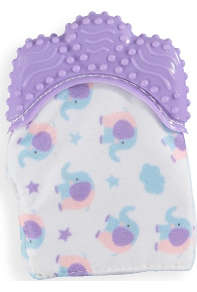 Baby Toys Bebek Diş Kaşıma Eldiveni Mor