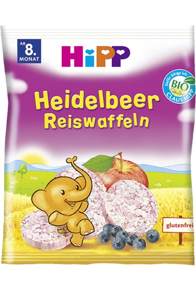 Hipp Yabanmersinli Pirinçli Bebek Gofreti 30 gr