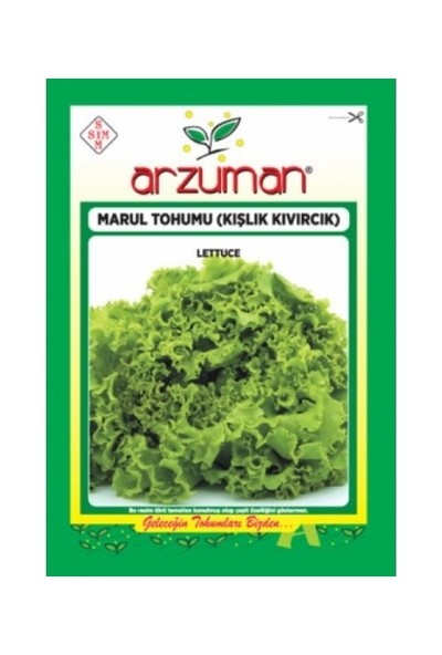 Arzuman Kışlık Kıvırcık Marul Tohumu 10 gr