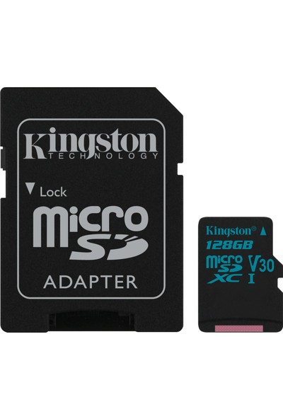 Kingston 128GB Microsdxc Canvas Go 90R/45W U3 Uhs SDCG2/128 Kingston 128GB Microsdxc Canvas Go 90R/45W U3 Uhs SDCG2/128