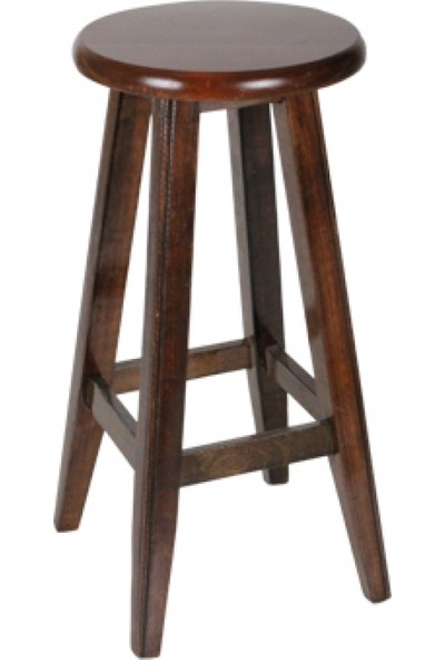 Ahşap Tabure 70 cm Ceviz Renk Türkay Ahşap Tabure 70 cm Ceviz Renk Türkay