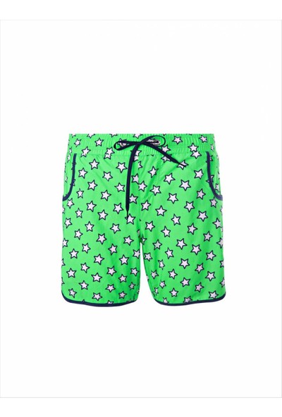 Ayyıldız 67804 Belden Lastikli Uzun Deniz Şortu