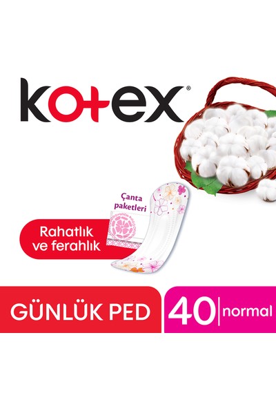 Kotex Anyday Günlük Ped Normal 40 lı