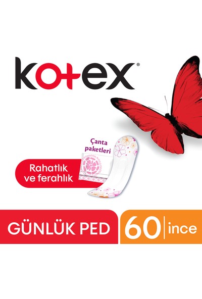 Kotex Günlük Ped Lightdays 60 lı