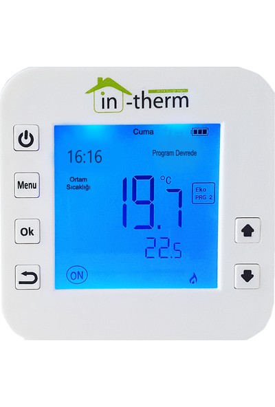 In-Therm Mrl 300 Tm Dijital Kablolu Oda Termostatı In-Therm Mrl 300 Tm Dijital Kablolu Oda Termostatı