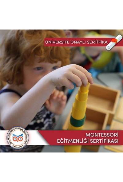 Montessori Eğitmenliği Sertifika Programı Montessori Eğitmenliği Sertifika Programı