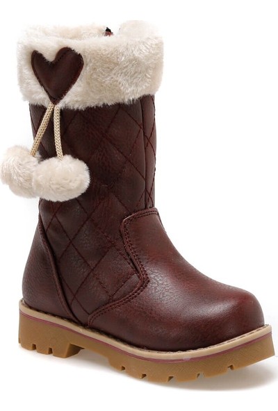 Polaris 92.509618.P Bordo Kız Çocuk Çizme