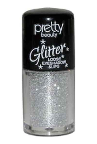 Pretty Beauty Glitter Toz Sim Gümüş -02