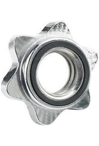 Delta Krom Klips Yıldız Şekilli Kelebek Krom Bar Vidası - 1 Adet