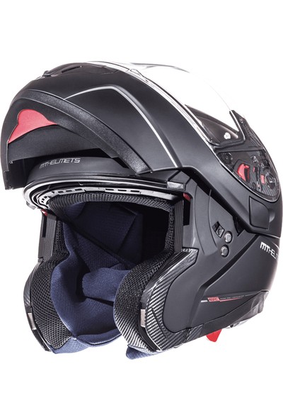 MT Kask MT Atom Mat Black Güneş Vizörlü Çene Açılır Kask MT Kask MT Atom Mat Black Güneş Vizörlü Çene Açılır Kask