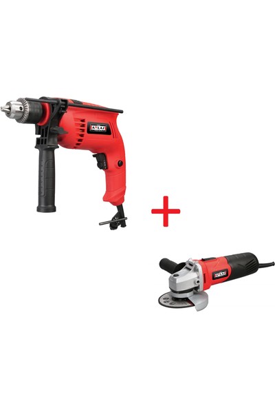Attlas Eco 2'li Set Matkap ve Taşlama Attlas Eco 2'li Set Matkap ve Taşlama