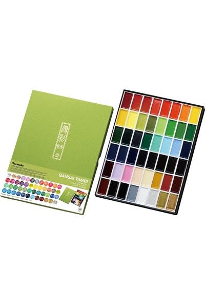 Zig Suluboya Pigment Gansai Tambi 48 Li Mc20/48V Zig Suluboya Pigment Gansai Tambi 48 Li Mc20/48V