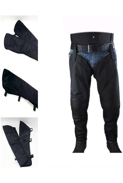 Carneil Giyilebilir Motosiklet Dizlik Bacak Rüzgar Koruma Su Geçirmez Parlak