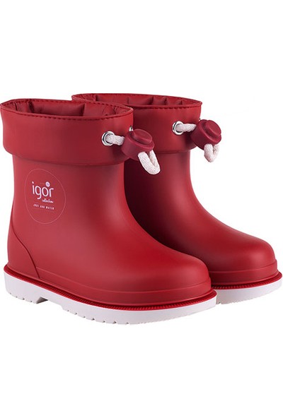 İgor W10225 Bimbi Nautico Erkek/Kız Çocuk Su Geçirmez Yağmur Kar Çizmesi Kırmızı İgor W10225 Bimbi Nautico Erkek/Kız Çocuk Su Geçirmez Yağmur Kar Çizmesi Kırmızı