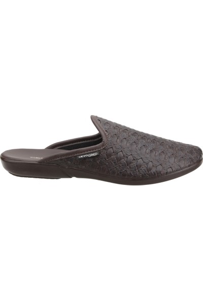 Ceyo Pierro - 7 Günlük Damatlık Çeyiz Ev İçi Erkek Terlik Kahverengi