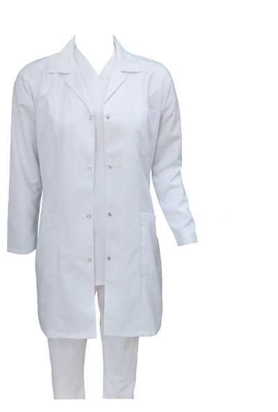 Palmiye Üniforma Açık Yaka Doktor Öğretmen Önlüğü