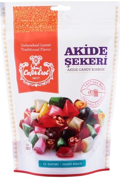 Şekerci Cafer Erol Kilitli Paket Karışık Akide Şekeri 1 kg