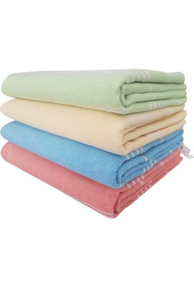 Wellstil Set 4'Lü Peştamal Plaj Havlusu