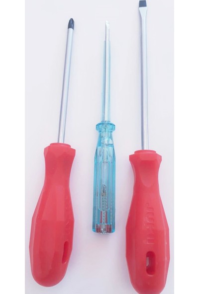 Makro Yapı Tornavida Kontrol Kalemi Seti 3'lü Set Makro Yapı Tornavida Kontrol Kalemi Seti 3'lü Set