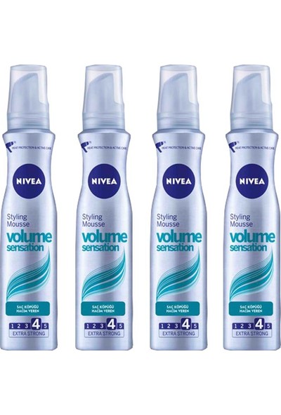 Nivea Hacim Veren Saç Köpüğü 150ml x 4 Adet
