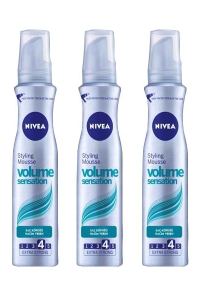 Nivea Hacim Veren Saç Köpüğü 150ml x 3 Adet