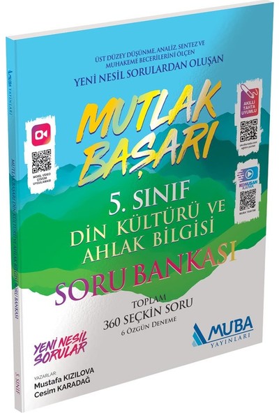 Muba Yayınları Mutlak Başarı 5.sınıf Din Kültürü ve Ahlak Bilgisi Video Çözümlü Soru Bankası Muba Yayınları Mutlak Başarı 5.sınıf Din Kültürü ve Ahlak Bilgisi Video Çözümlü Soru Bankası