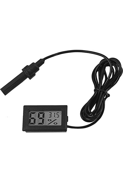 GOMAX Mini LCD Dijital Ekran Sıcaklık Nem Ölçer - Termometre Higrometre