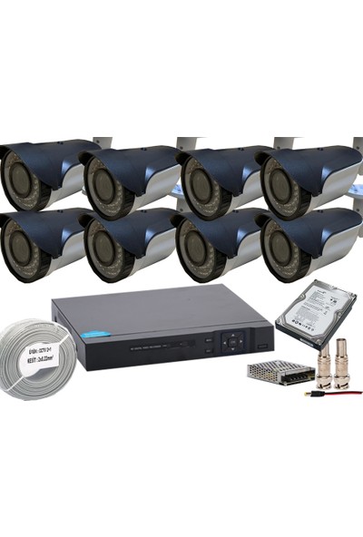 Promise 8 Kameralı Güvenlik Seti HArddisk Dahil 3MP 1080p Ahd Promise 8 Kameralı Güvenlik Seti HArddisk Dahil 3MP 1080p Ahd