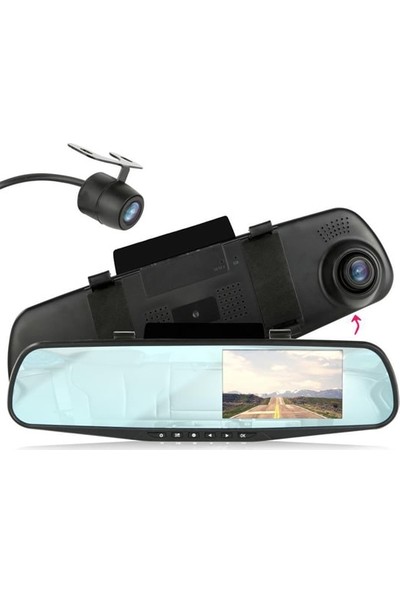 Kameralı Dikiz Aynası Geri Görüş Kameralı Park Sensörü 1080P Kameralı Dikiz Aynası Geri Görüş Kameralı Park Sensörü 1080P