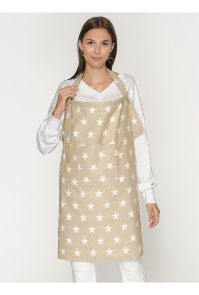 Minikom Baby Emzirme Önlüğü Organik Pamuk Taşıma Çantalı Emzirme Örtüsü Yıldızlar