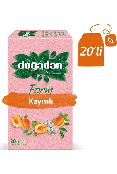 Doğadan Form Kayısılı Karışık Bitki Çayı Doğadan Form Kayısılı Karışık Bitki Çayı