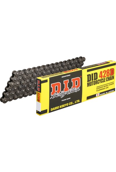 DID 428D Çelik 126 Bakla Motosiklet Zinciri DID 428D Çelik 126 Bakla Motosiklet Zinciri