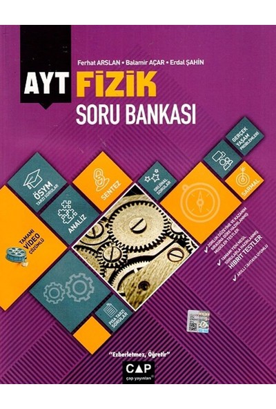 Çap Yayınları AYT Fizik Soru Bankası - Balamir Açar Çap Yayınları AYT Fizik Soru Bankası - Balamir Açar