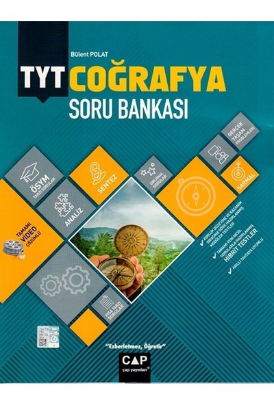 Çap Yayınları TYT Coğrafya Soru Bankası - Bülent Polat