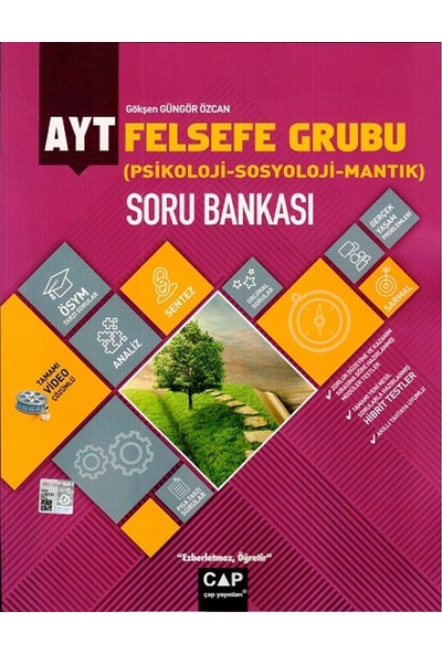 Çap Yayınları AYT Felsefe Grubu Soru Bankası - Gökşen Güngör Özcan Çap Yayınları AYT Felsefe Grubu Soru Bankası - Gökşen Güngör Özcan