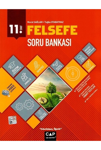 Çap Yayınları 11. Sınıf Anadolu Lisesi Felsefe Soru Bankası - Murat Sağlam Çap Yayınları 11. Sınıf Anadolu Lisesi Felsefe Soru Bankası - Murat Sağlam
