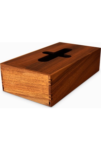 Woodsaka Reka Peçete Kutusu Ceviz