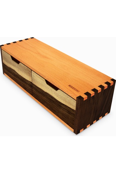 Woodsaka Iki Çekmeceli Mini Dolap