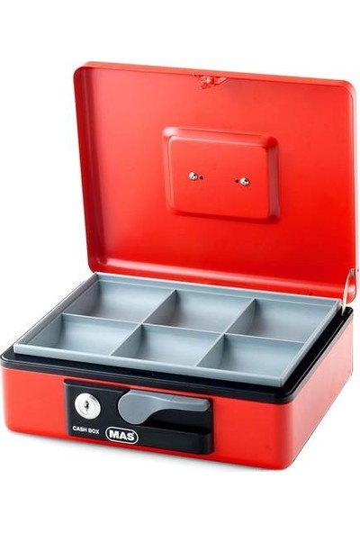 Mas 185 Para Kasası Orta Boy Kırmızı