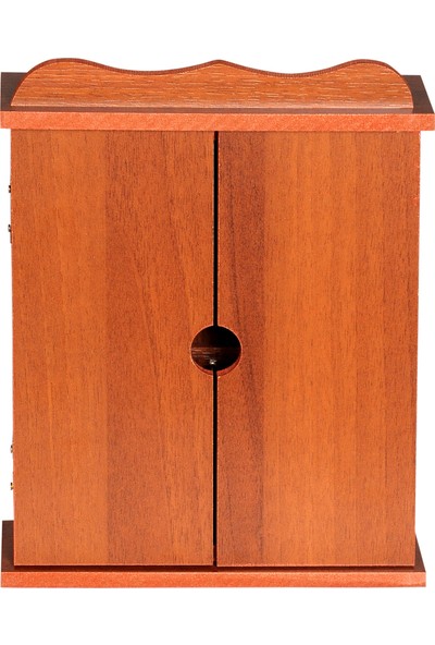 Ahşap Anahtar Dolabı Anahtarlık - Ceviz