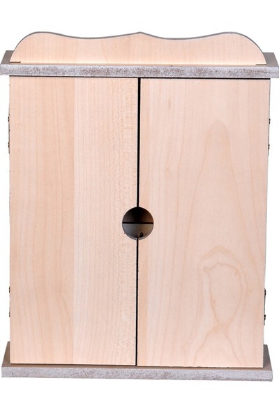 Ahşap Anahtar Dolabı Anahtarlık - Akça