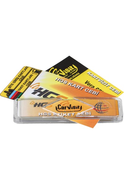 Carvisit Hgs Kart ve Etiket Kabı Carvisit Hgs Kart ve Etiket Kabı