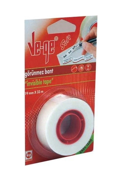 Vege 19X33Mt Soft Görünmez Bant