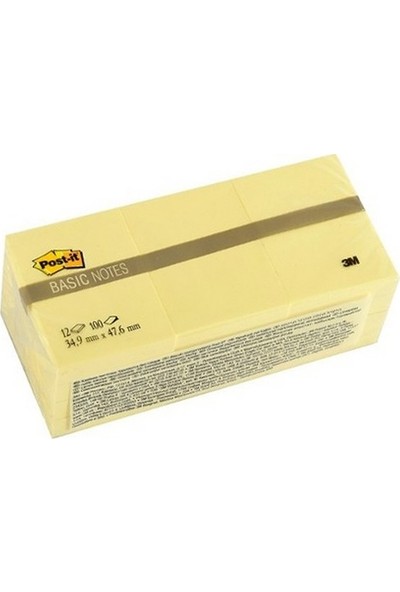 Post-It Basic Not Pastel Sarı (35X48 Mm)